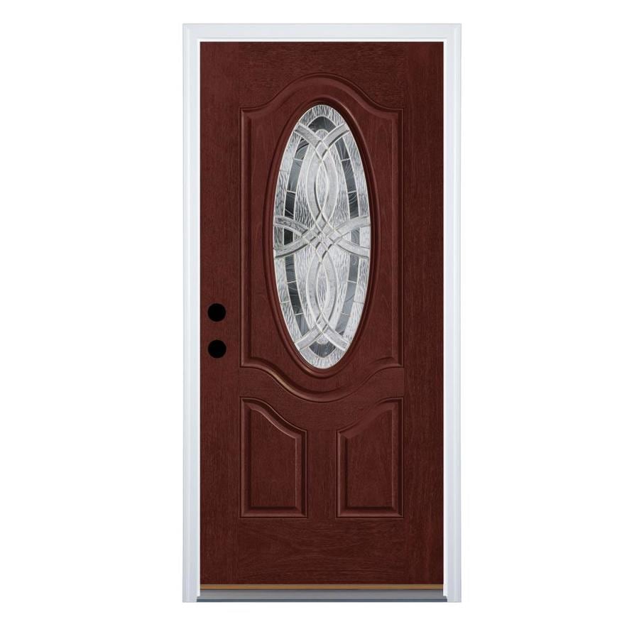 Therma-Tru Benchmark Doors Terracourt Oval Lite Decorative Glass Right ...