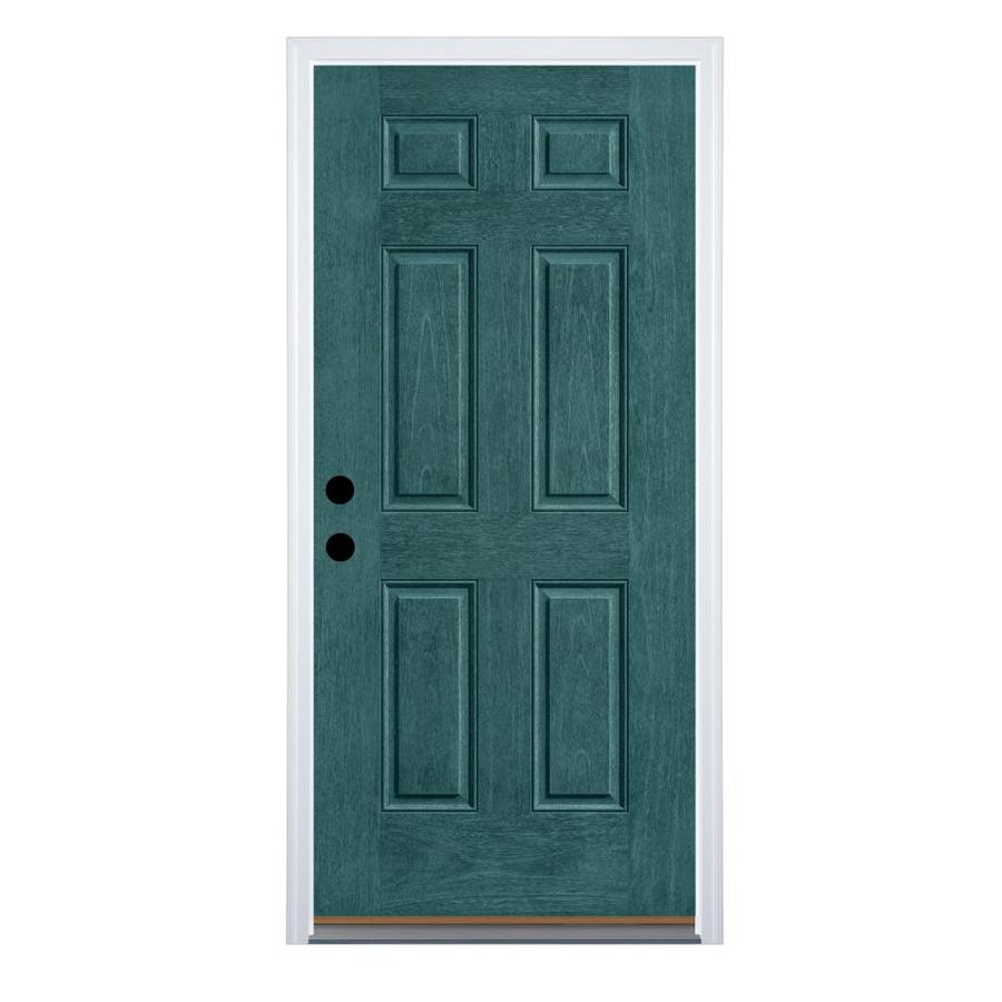 Therma-Tru Benchmark Doors Right-Hand Inswing Rhapsody Blue Stained ...
