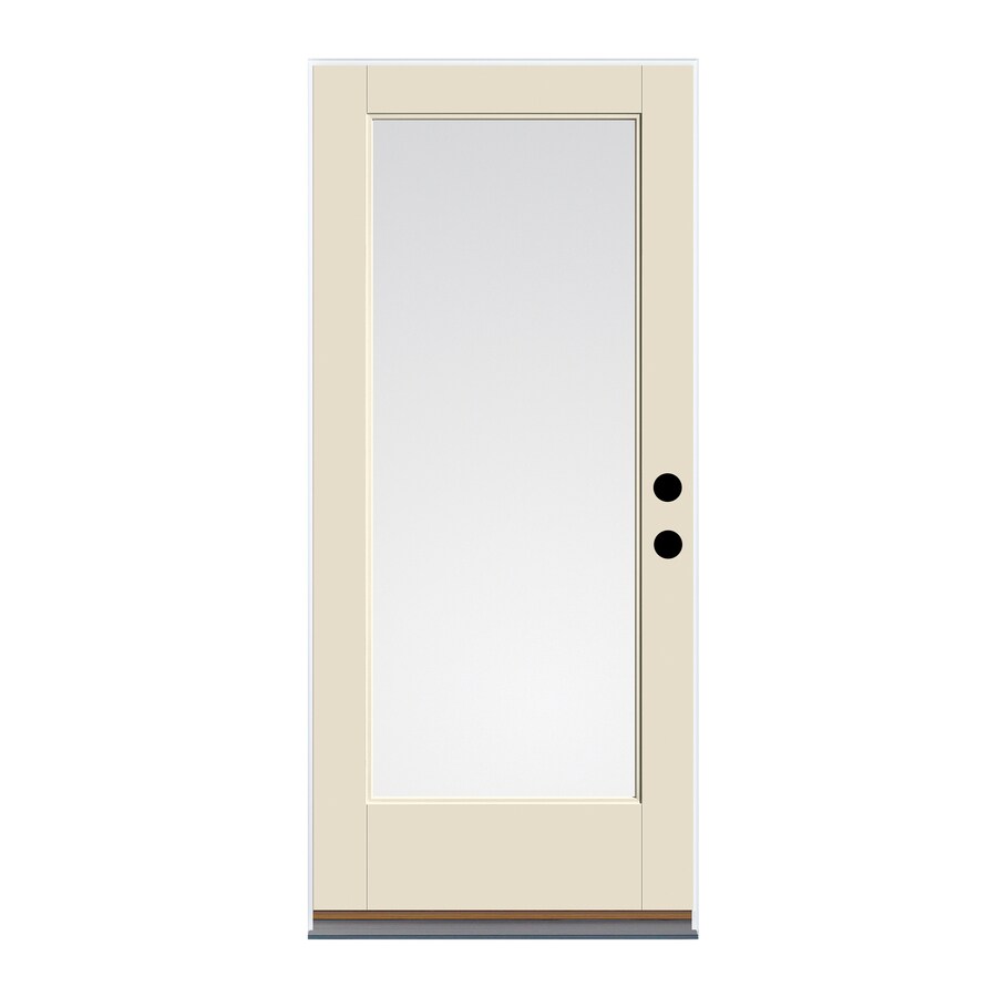 Therma-Tru Benchmark Doors 36-in x 80-in Full Lite Clear Glass Left ...