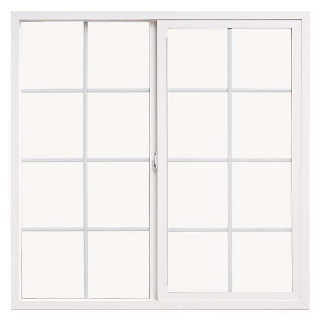 Pella 72x48 Thermastar By Pella Sliding Window Vinyl 10 Series Grid
