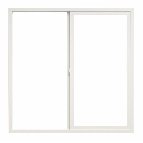 Pella 96X48 ThermaStar by Pella Sliding Window XOX Vinyl 10 Series ...