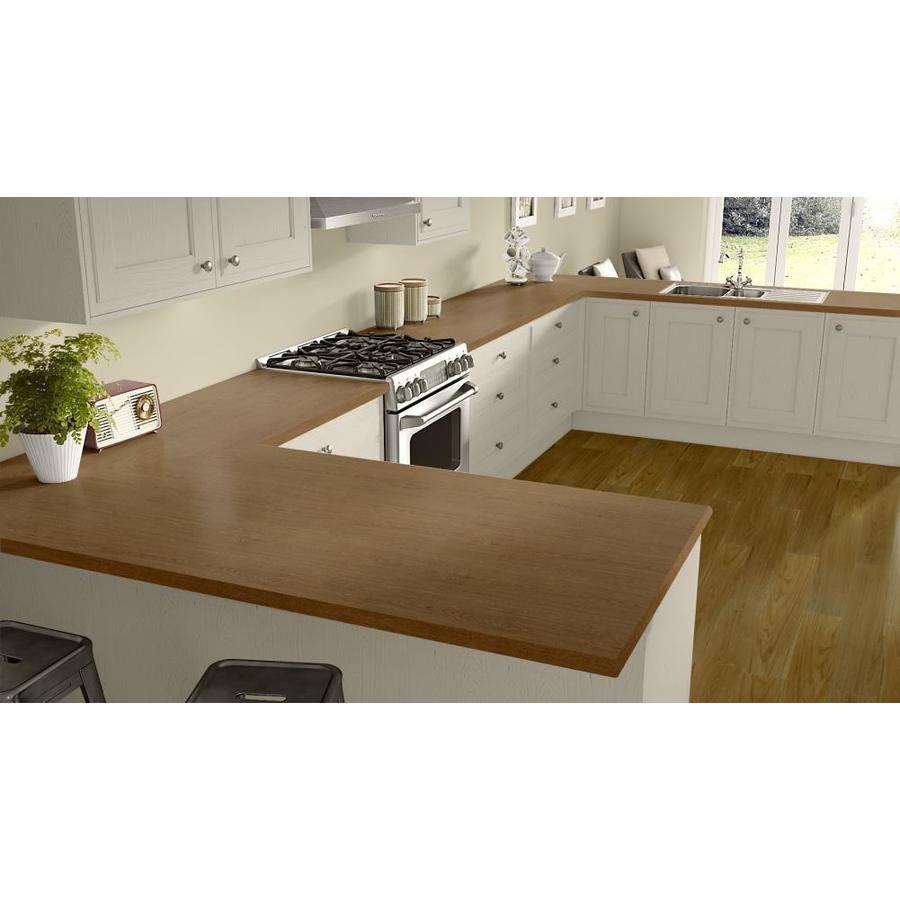 Wilsonart Standard 36-in W x 144-in L Solar Oak Laminate Sheet in the ...