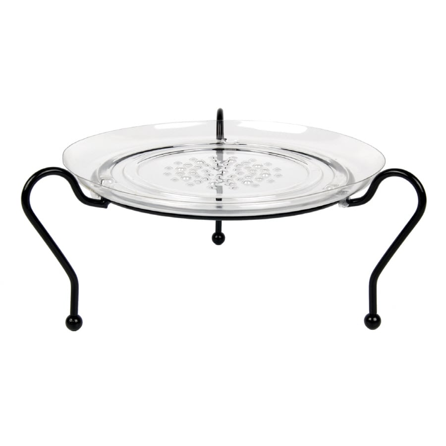 Plastec 5-in H x 11-1/2-in W x 11-1/2-in D Black Plastic Indoor/Outdoor ...