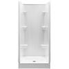 A2 White 4-Piece Alcove Shower Kit (Common: 36-in x 36-in; Actual: 36 ...