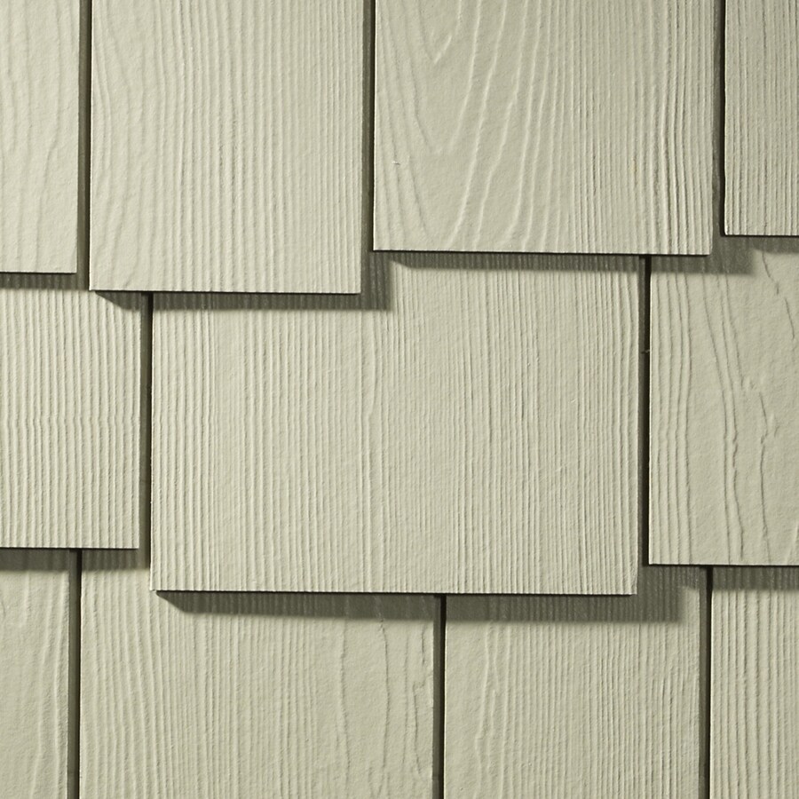 James Hardie Hardieshingle 15.25-in x 48-in Primed Harris Cream ...