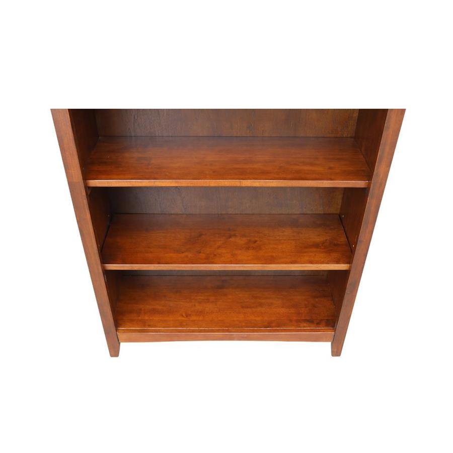 International Concepts Home Accents Espresso Wood 5-Shelf Bookcase at ...