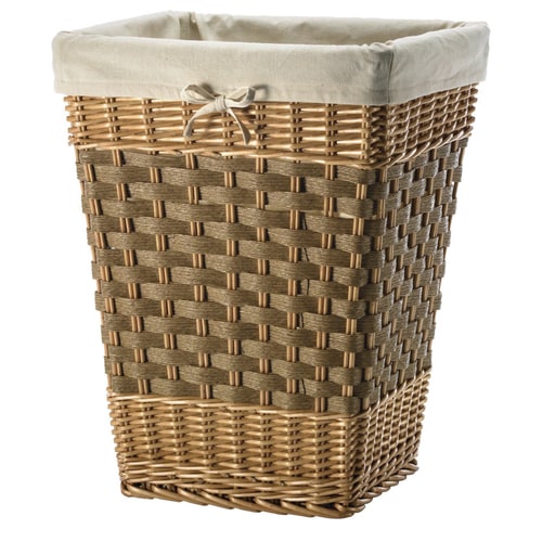 Real Organized 2-Bushel Wicker Clothes Hamper in the Laundry Hampers ...