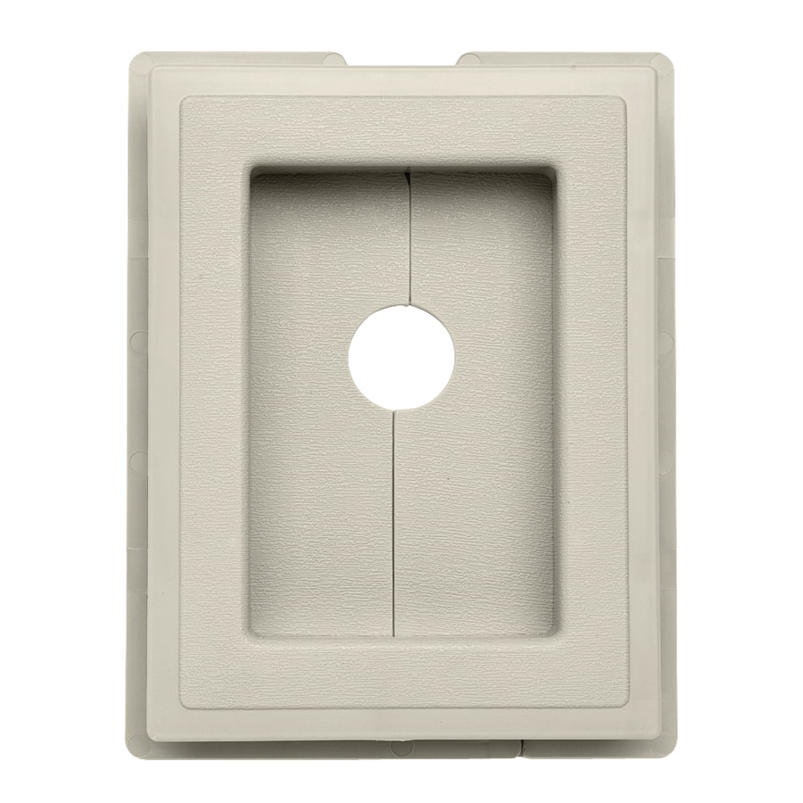 Durabuilt 6-7/8" x 5-1/2" Ivory/Pebble Recessed J-Block at Lowes.com