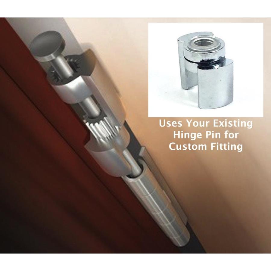 DoorSaver 1-in Chrome Hinge Pin Stop in the Door Stops department at ...
