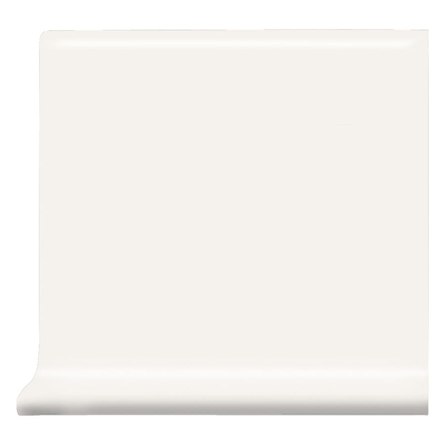 American Olean Matte Designer White Matte Ceramic Cove Base Tile ...