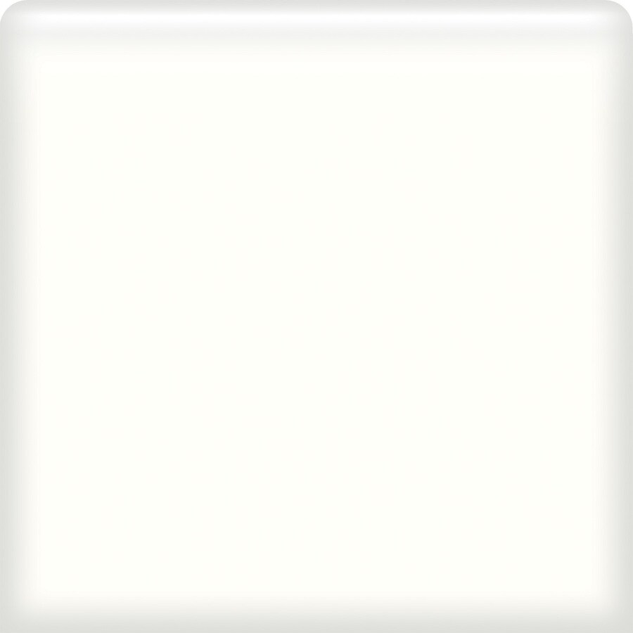 American Olean Bright Snow Mist Ceramic Bullnose Trim (Common: 6-in x 6 ...