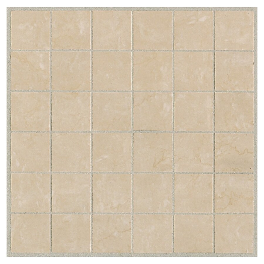 American Olean Hennessey Place 11-Pack Crema Thru Body Porcelain ...