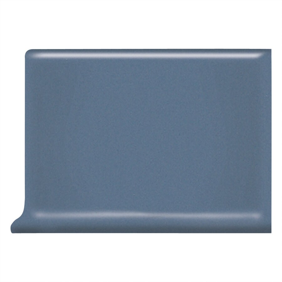 American Olean 4-in x 6-in Bright Summer Rain Ceramic Cove Base Tile in ...