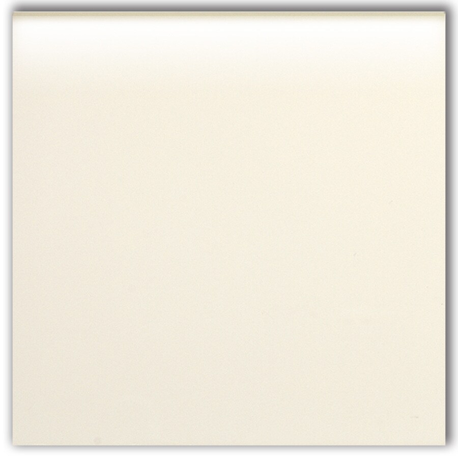 American Olean Matte Biscuit Matte Ceramic Bullnose Tile (Common: 6-in ...