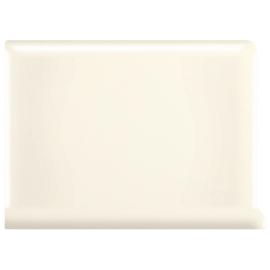 American Olean Bright Biscuit Ceramic Cove Base Tile (Common: 6-in x 6 ...