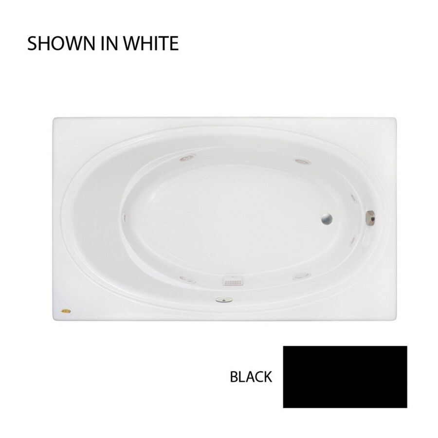 Jacuzzi Black Acrylic Drop-In Jetted Whirlpool Tub at Lowes.com