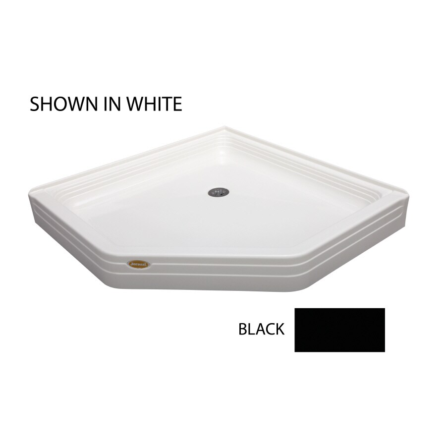 Jacuzzi Tru-Level 42-in W x 42-in L with Center Drain Shower Base at ...