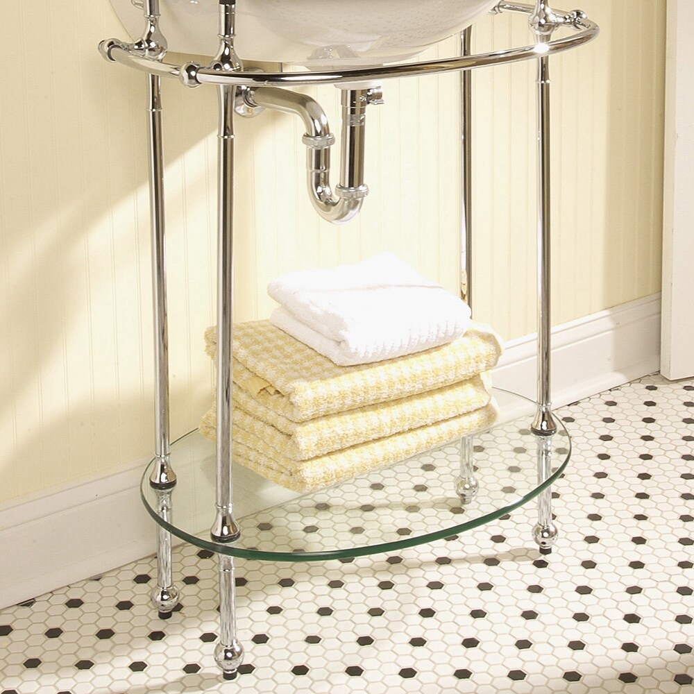 JacuzziÂ® Chrome Base Console Lavatory at Lowes.com