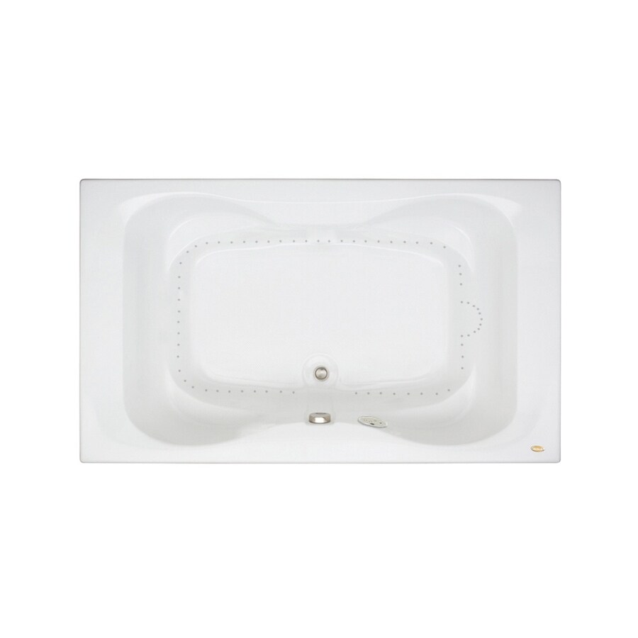 Jacuzzi White Acrylic Drop-In Air Bath at Lowes.com