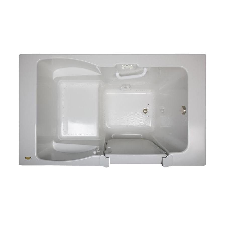 Jacuzzi Finestra 60-in L x 30-in W x 38.5-in H White Rectangular Air ...