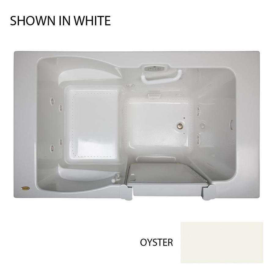 Jacuzzi Finestra 60-in L x 30-in W x 38.5-in H Oyster Acrylic ...