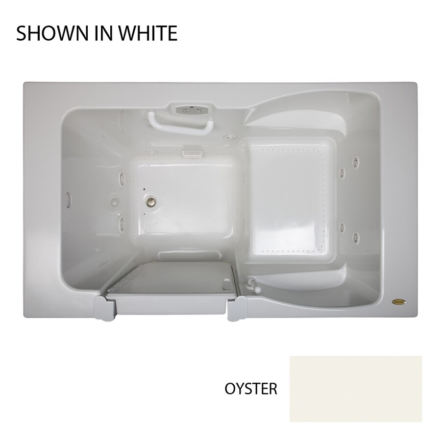 Jacuzzi Finestra 60-in L x 36-in W x 38.5-in H Oyster Acrylic ...