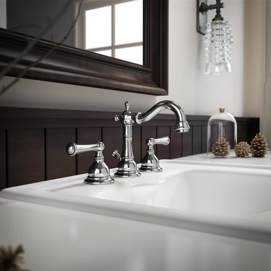 Jacuzzi Barrea Polished Chrome 2-handle Widespread WaterSense Bathroom ...