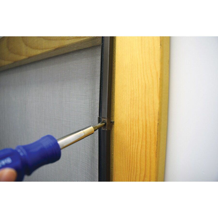 Screen Tight Natural Wood Frame Hinged Screen Door in the Screen Doors ...