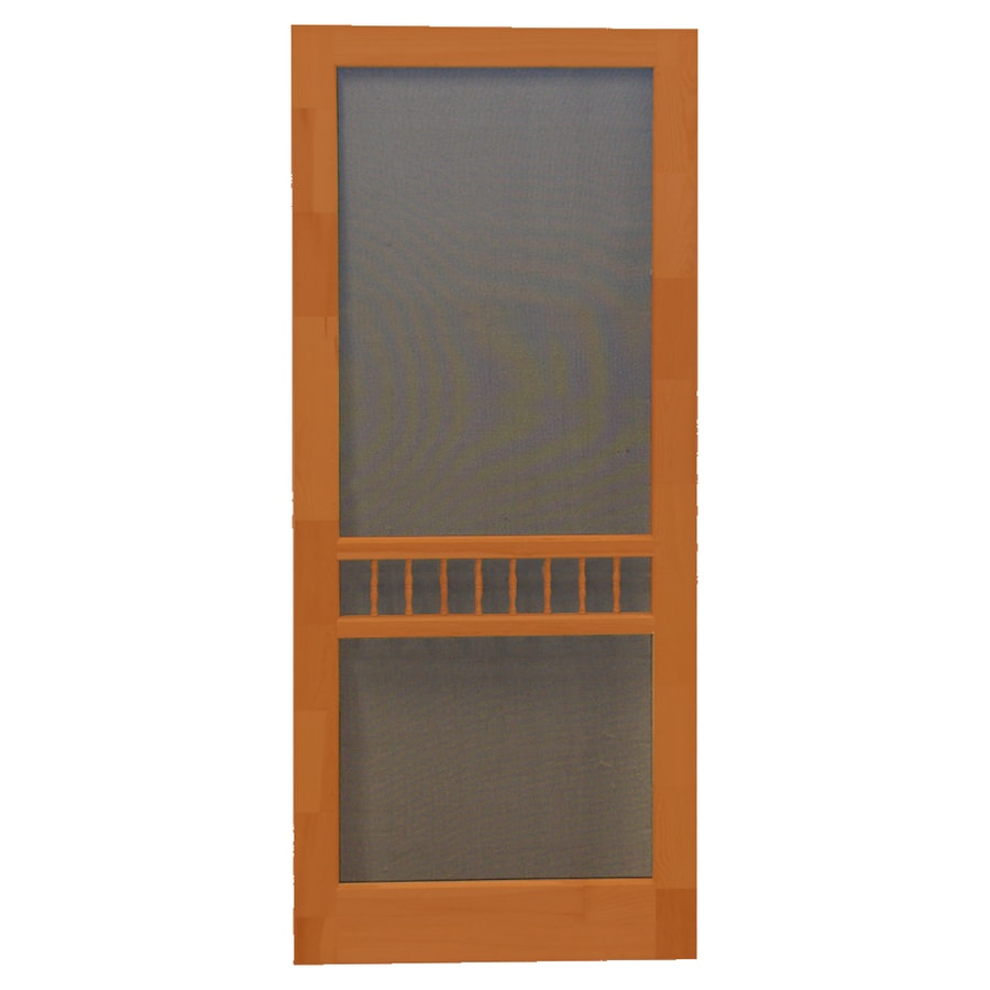 Screen Tight Universal reversible 36-in W x 80-in H x 1-in T Redwood ...