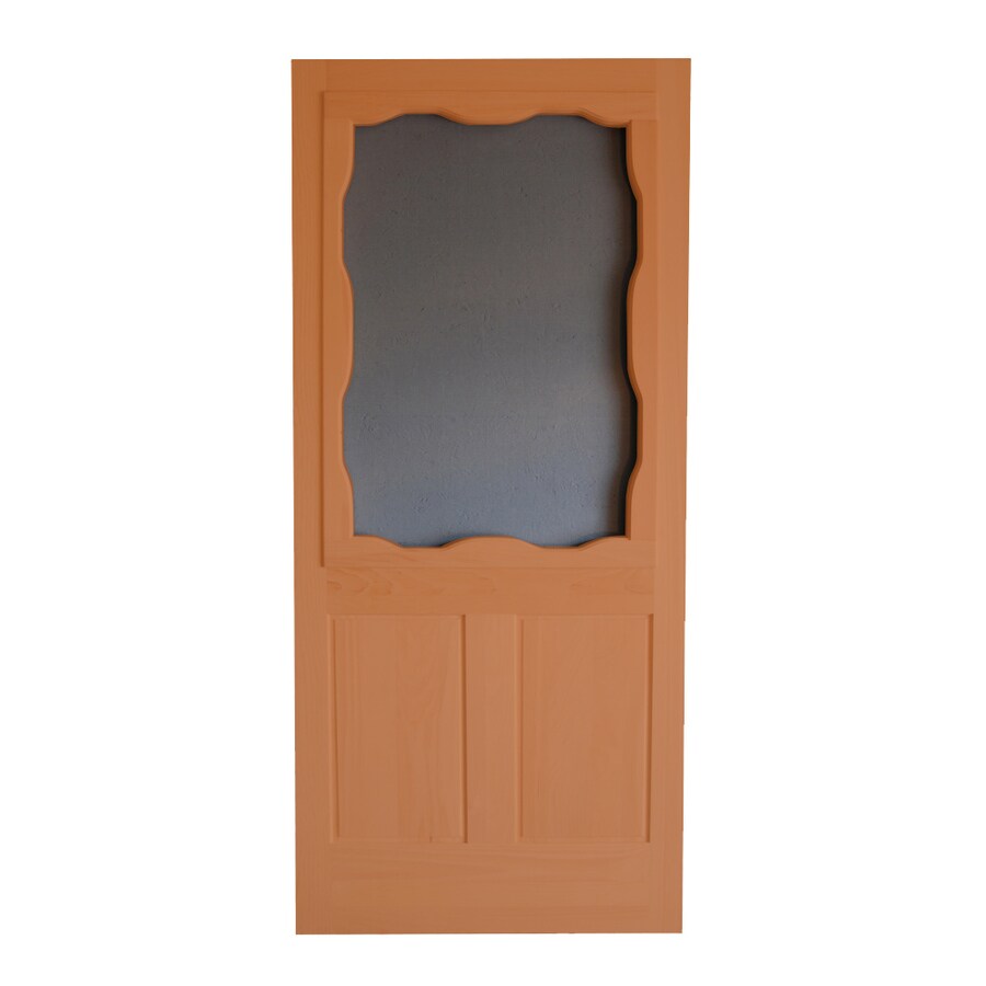 Screen Tight Universal reversible 80-in H x 1-in T Single Hinged Wood ...