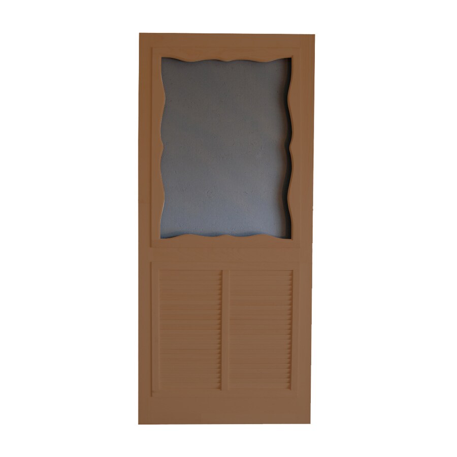Screen Tight Universal reversible 80-in H x 1-in T Single Hinged Wood ...