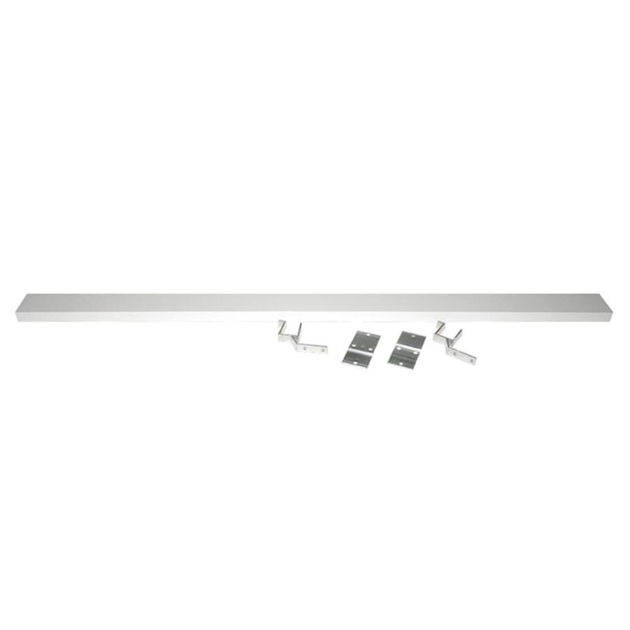 JELD-WEN 37.375-in White Aluminum Mull Bar and Clips in the Window ...