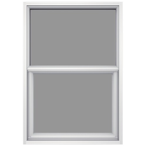 JELD-WEN Builders Aluminum New Construction White aluminum Single Hung ...
