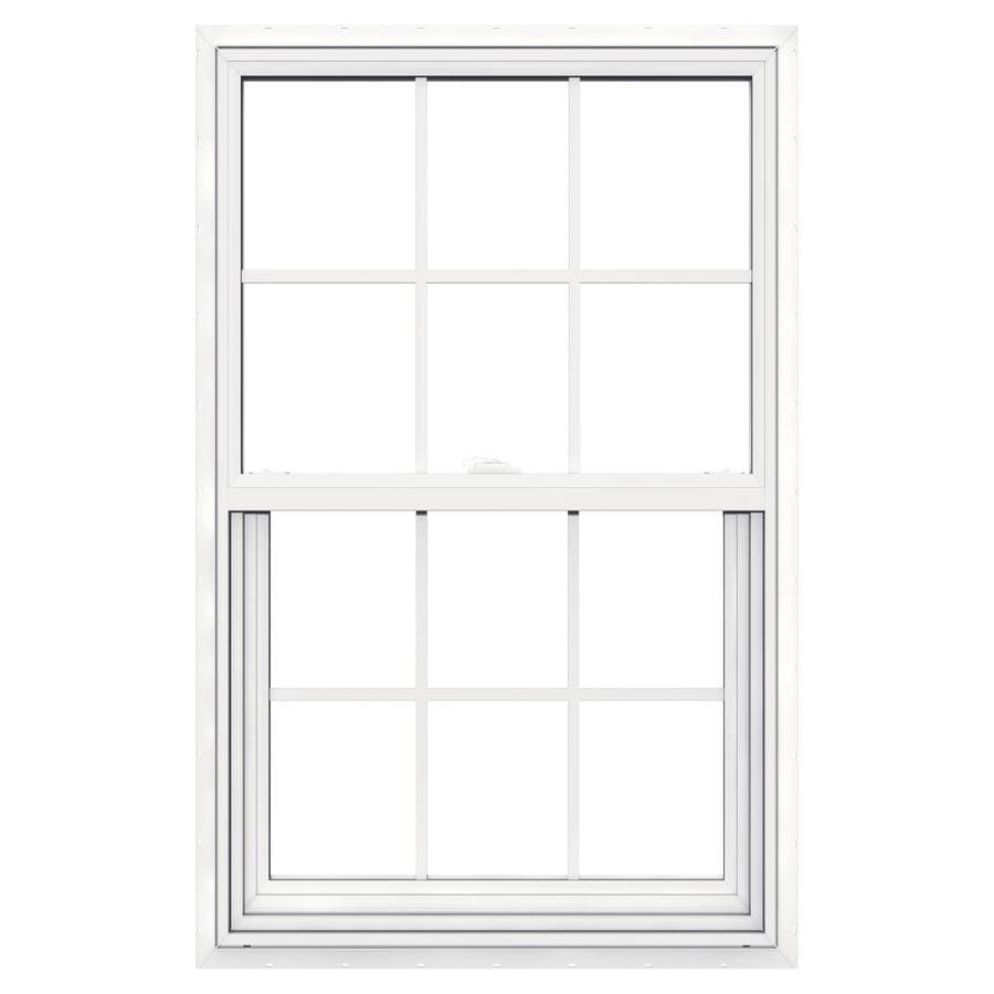 JELD-WEN V-2500 29.5-in x 47.5-in Vinyl New Construction White Single ...