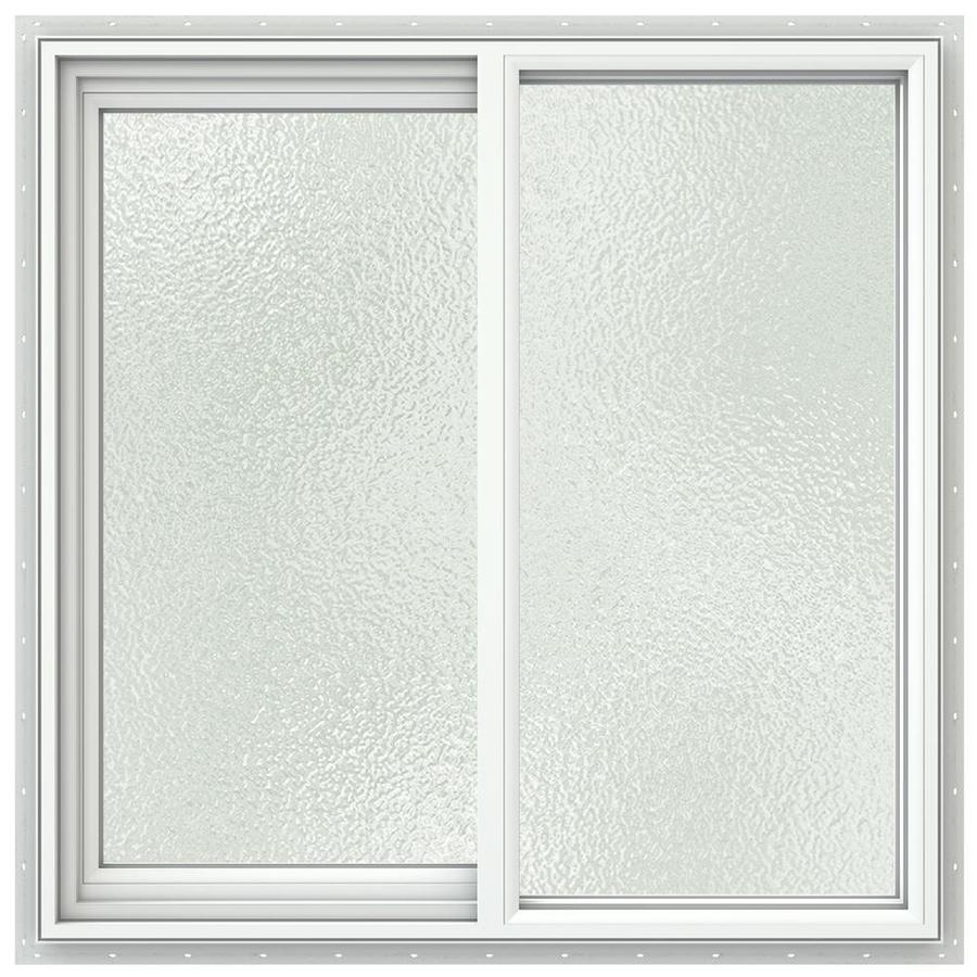 JELD-WEN V-2500 35.5-in x 35.5-in Left-Operable Vinyl New Construction ...