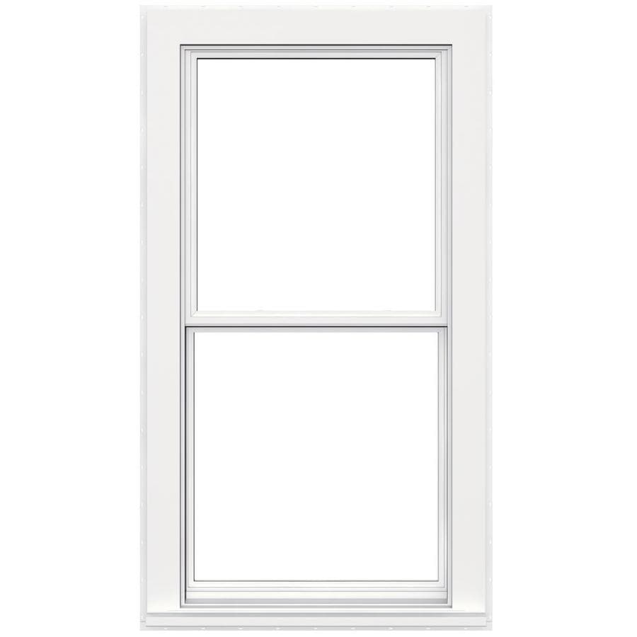 JELD-WEN Flat Casing Vinyl 31.5-in x 61.5-in Vinyl New Construction ...