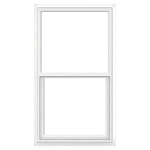 JELD-WEN Premium Atlantic Vinyl Egress New Construction White Impact ...