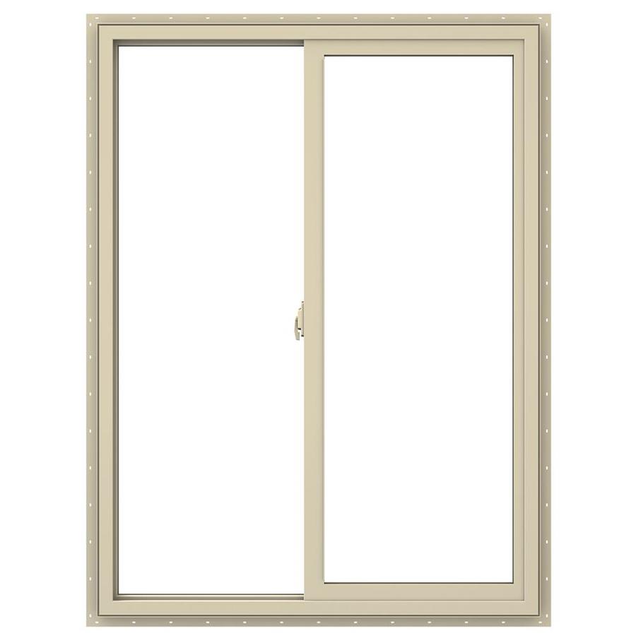 JELD-WEN V-2500 35.5-in x 47.5-in x 2.9065-in Jamb Left-Operable Vinyl ...