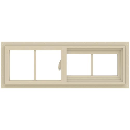 JELD-WEN V-2500 35.5-in x 11.5-in Right-Operable Vinyl New Construction ...