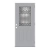 JELD-WEN Sheldon Half Lite Decorative Glass Right-Hand Outswing ...
