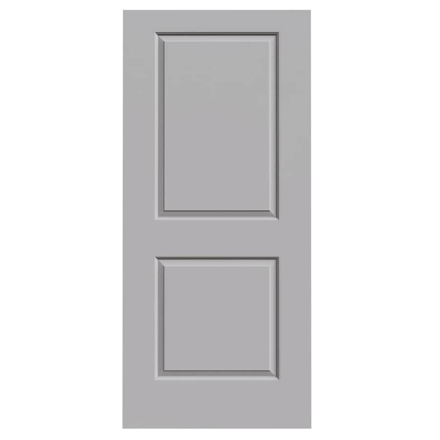 JELD-WEN Cambridge Driftwood 2-Panel Square Hollow Core Molded ...
