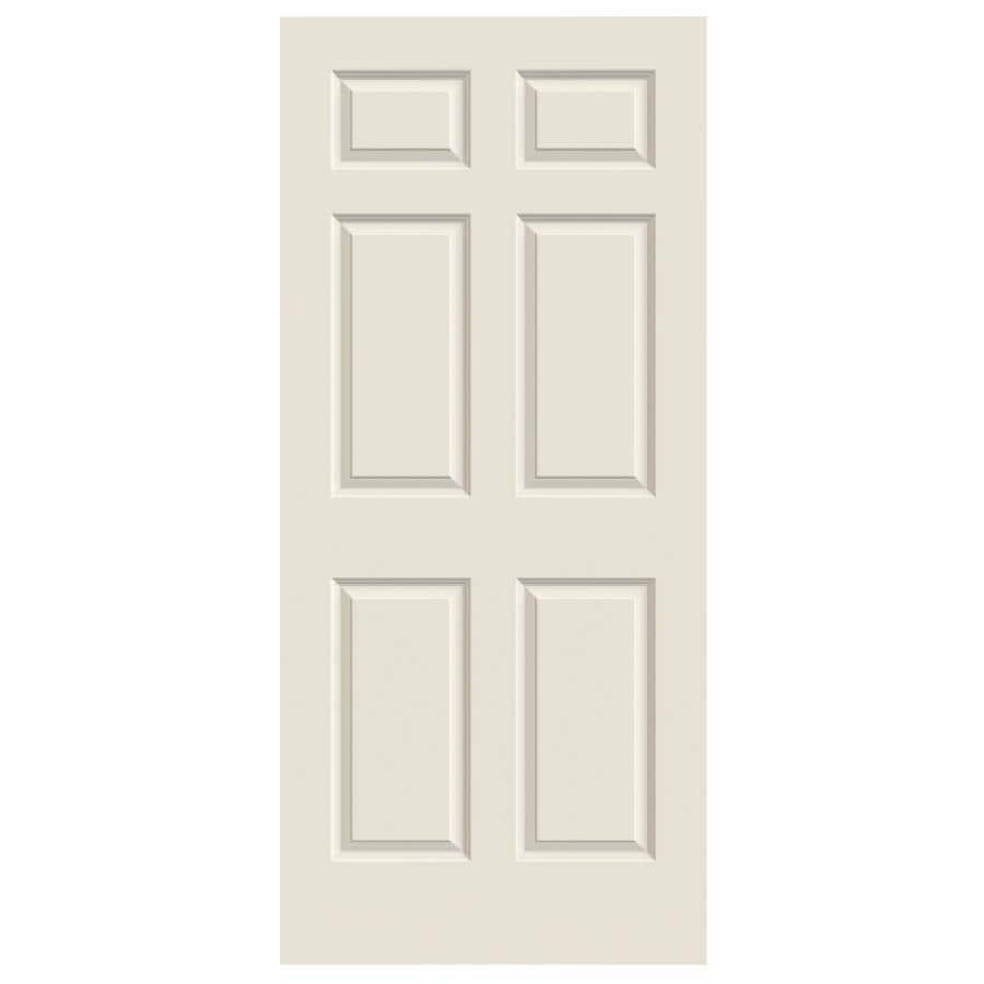 ReliaBilt Hollow Core 6-Panel Slab Interior Door (Common: 36-in x 80-in ...