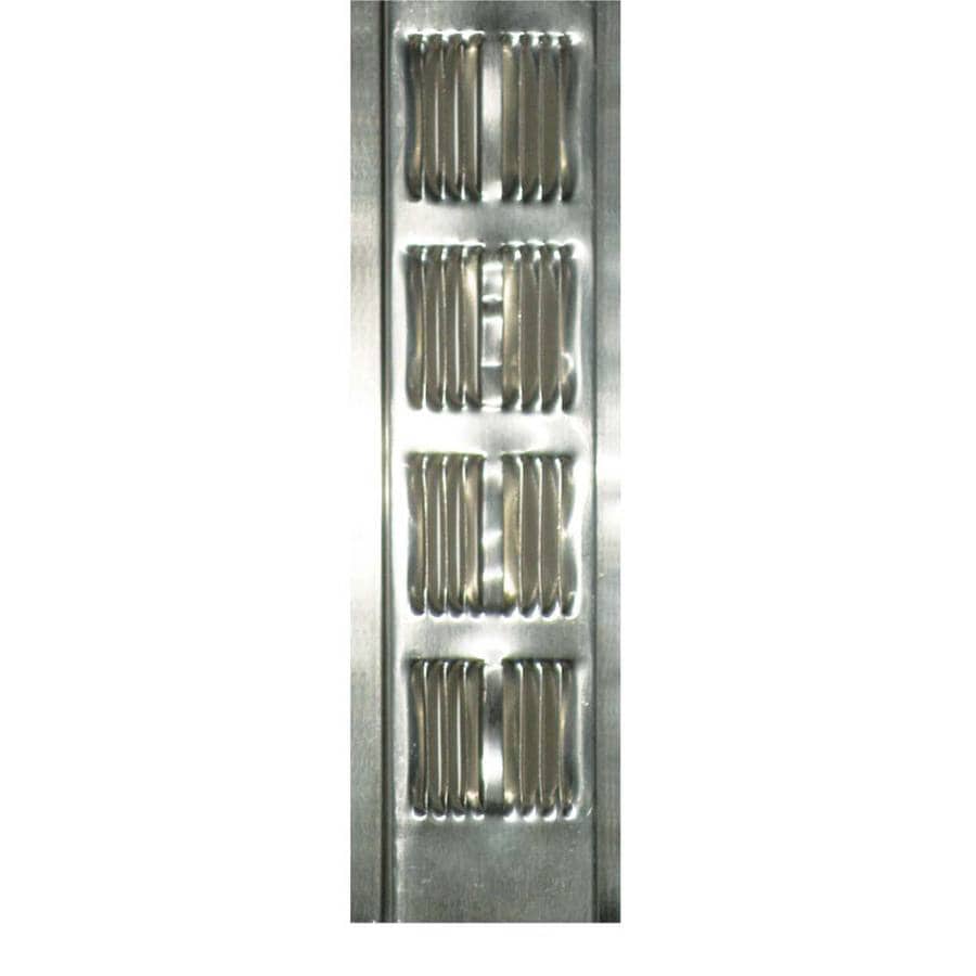 Construction Metals Inc. 96-in L Silver Aluminum Soffit Vent at Lowes.com