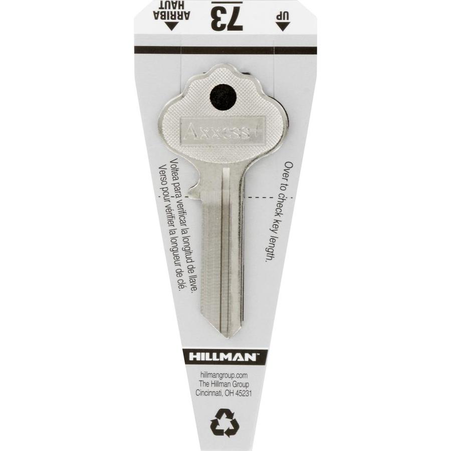 Hillman Nickel Plated Brass Padlock Key Blank in the Key Blanks ...