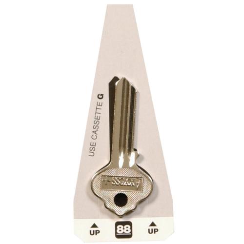 Hillman Silver Home and Office Brass House/Entry Key Blank in the Key ...