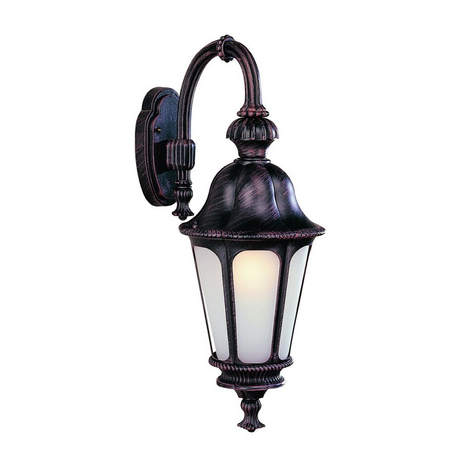 Portfolio Rust Outdoor Wall Light at Lowes.com