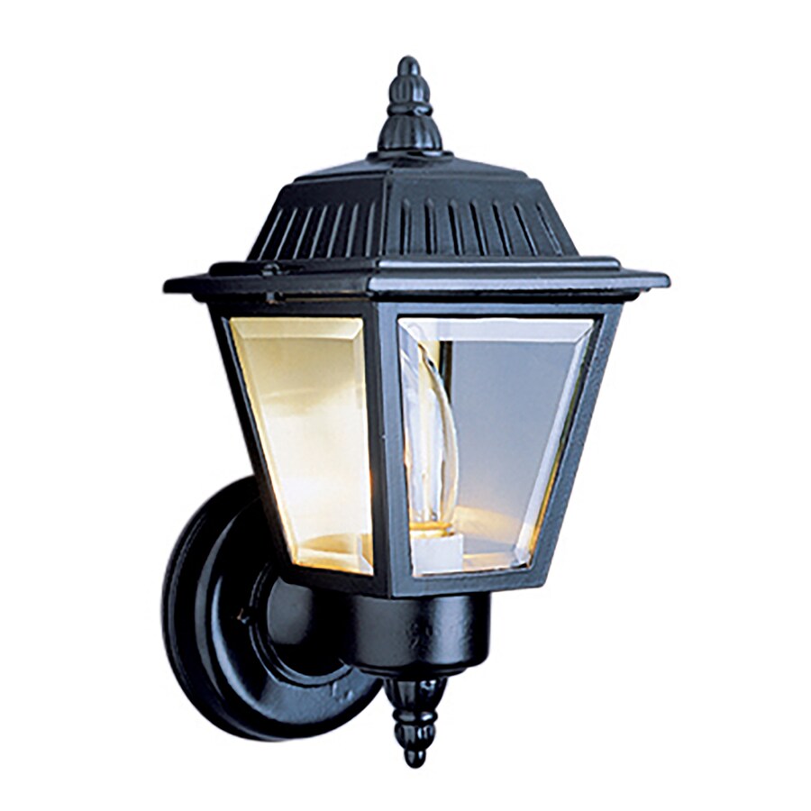 PortfolioÂ® 1-Light Beveled Glass Wall Lantern at Lowes.com