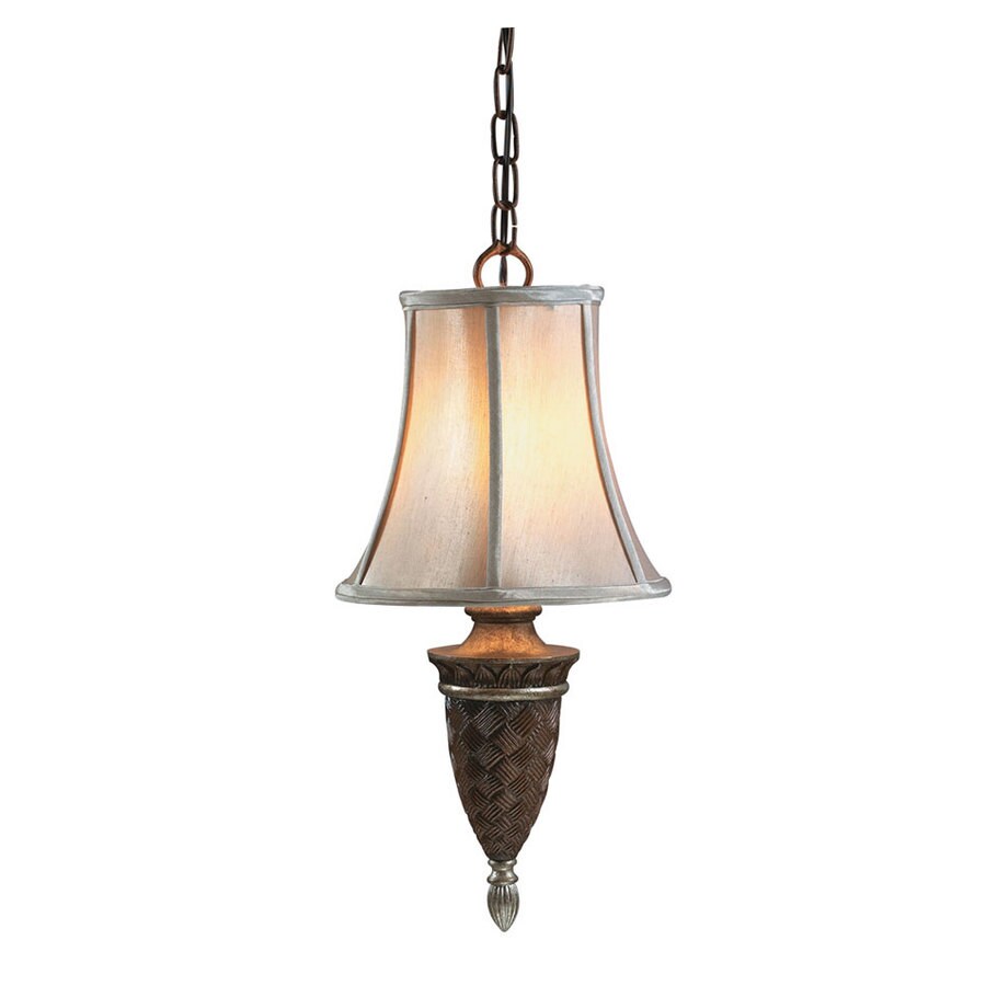 Portfolio 20"W Antique Silver Leaf Biscayne Bay Mini-Pendant Light with ...