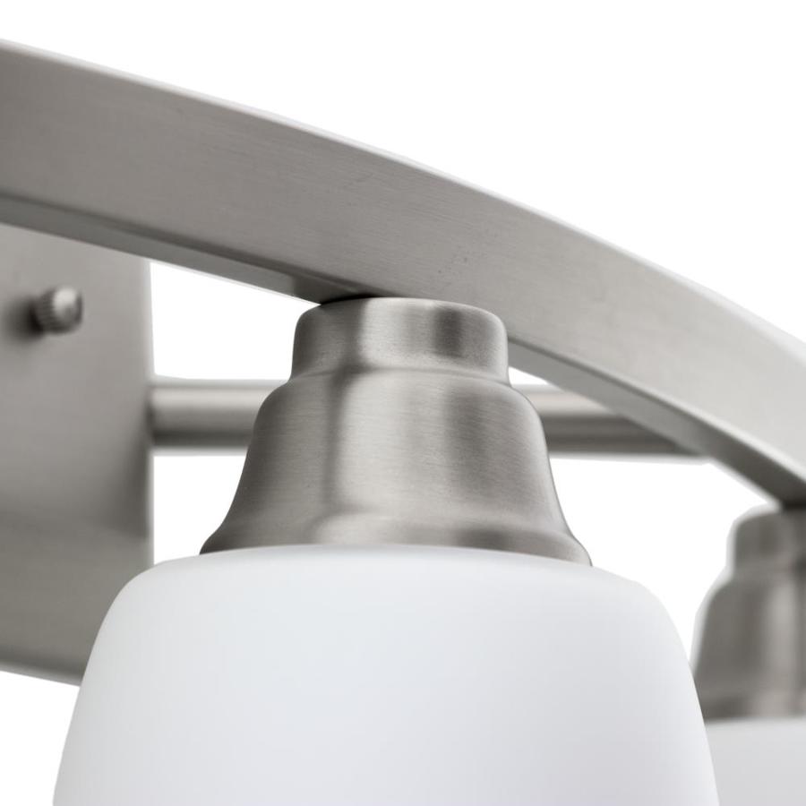 allen + roth 3-Light Nickel Modern/Contemporary Vanity Light in the ...