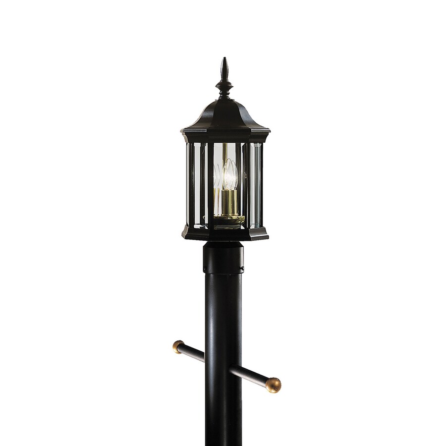 Portfolio Black Traditional Outdoor Post Light at Lowes.com